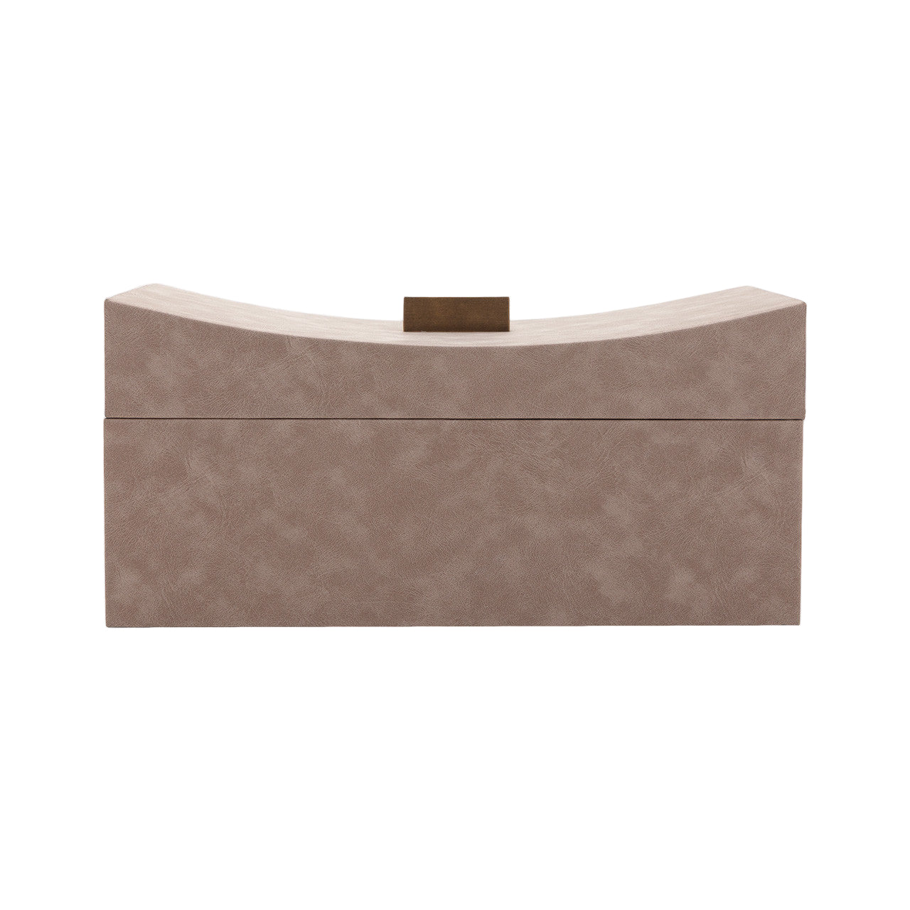 Curved Taupe Box – Fig Modern
